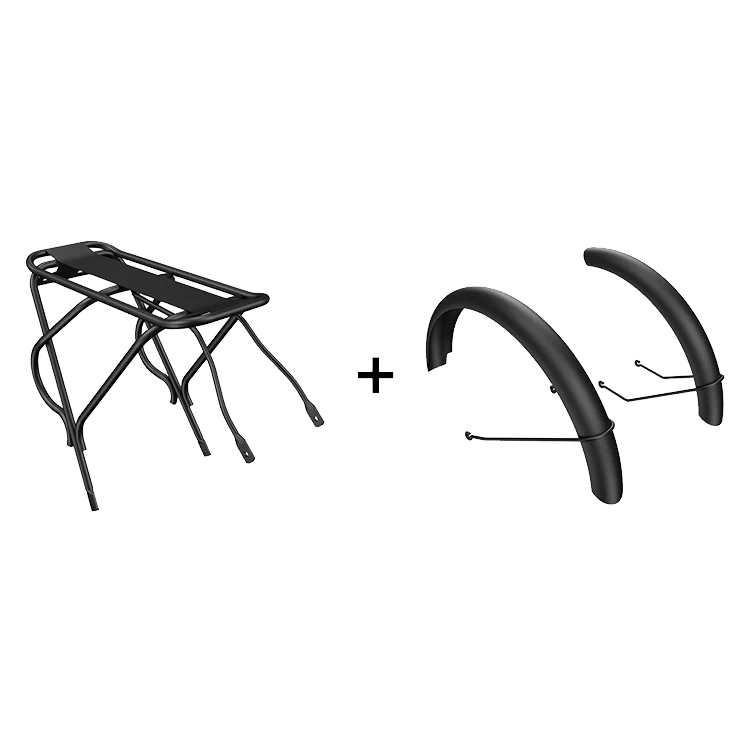 Rear Rack + Iron Mudguards for ADO AIR A20S - ST3IKE.com