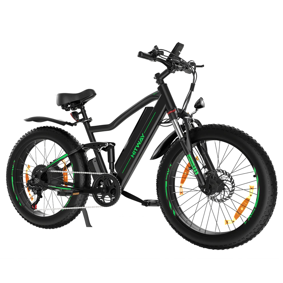 HITWAY BK9 Premium Commuter E-Bike 26" Fat Tyre 250W Motor